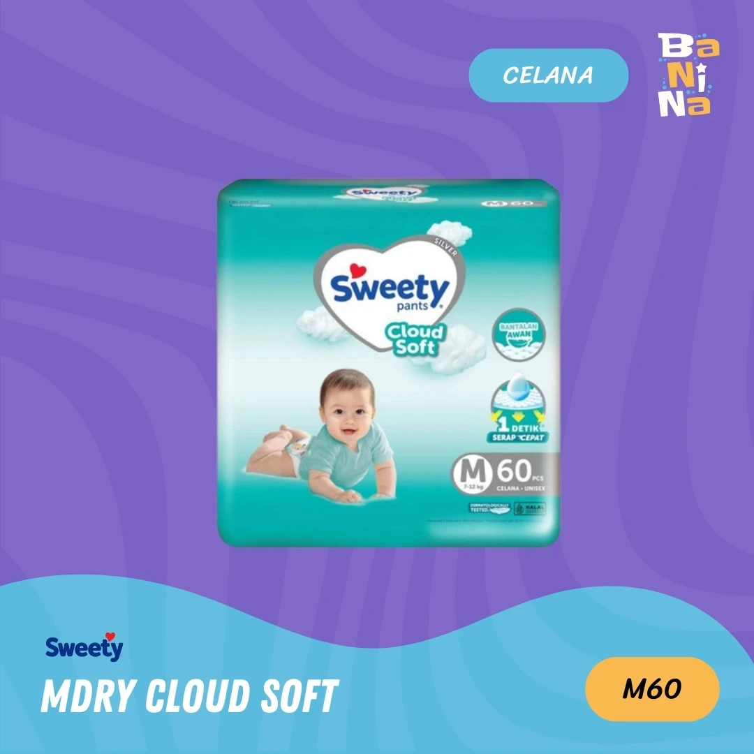 [Stock Malayu] Sweety Dry Cloud Soft M60